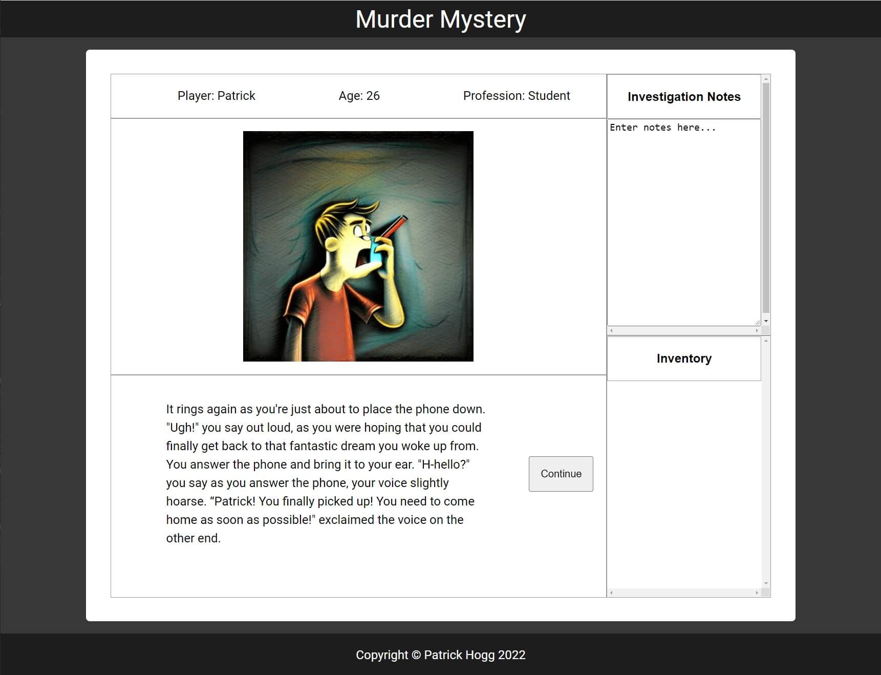 Patrick Hogg's Portfolio